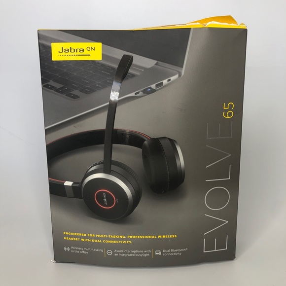 Jabra | Office | Jabra Evolve 65 Bluetooth Headset Black | Poshmark